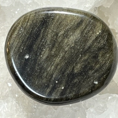 Golden Obsidian Pendant – Oasis de Cristal